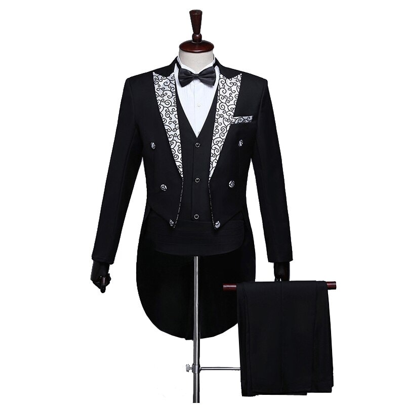 Costume Homme Blanc Brillant | Soirée Blanche